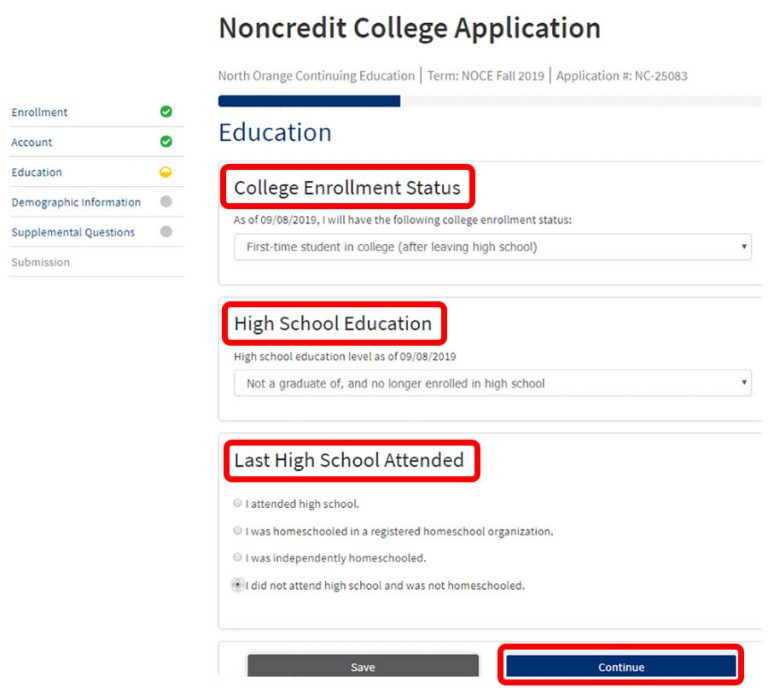 How to Apply to NOCE - North Orange Continuing Education