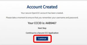 How to Create an OpenCCC Account - Application Part 1 - North Orange ...