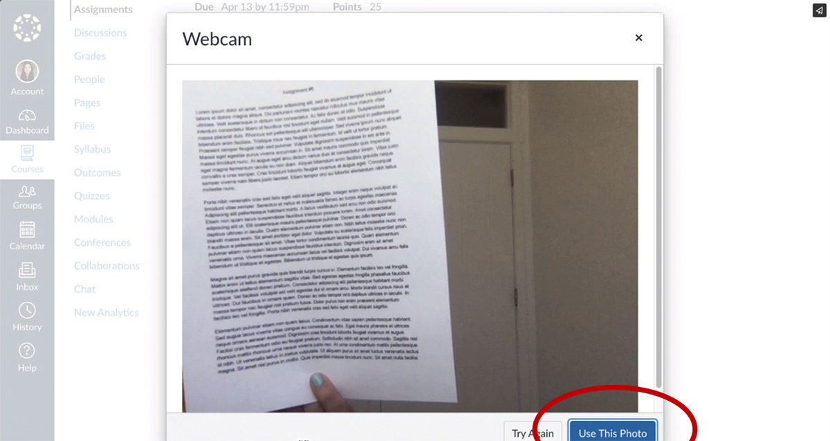 How to Upload Assignments in Canvas - North Orange Continuing Education