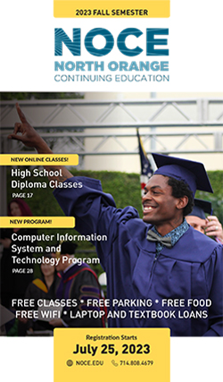 Class Schedule - North Orange Continuing Education