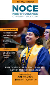 Class Schedule - North Orange Continuing Education